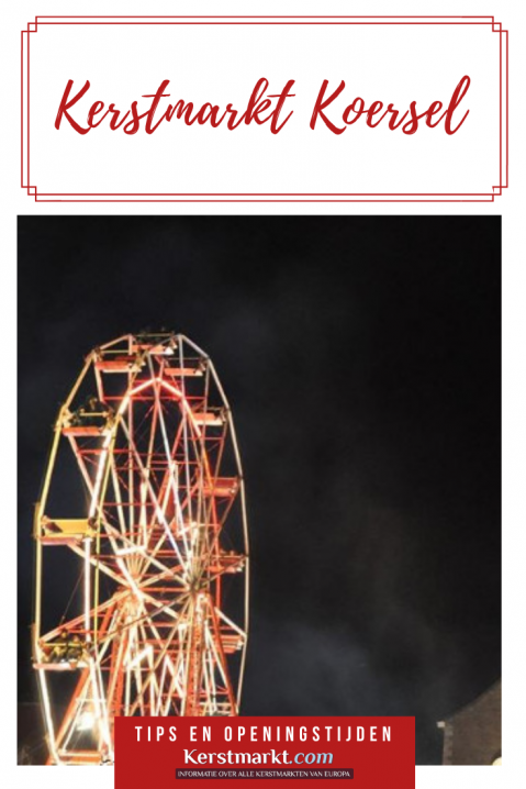 Kerstmarkt Koersel - Data en Openingstijden | 2025